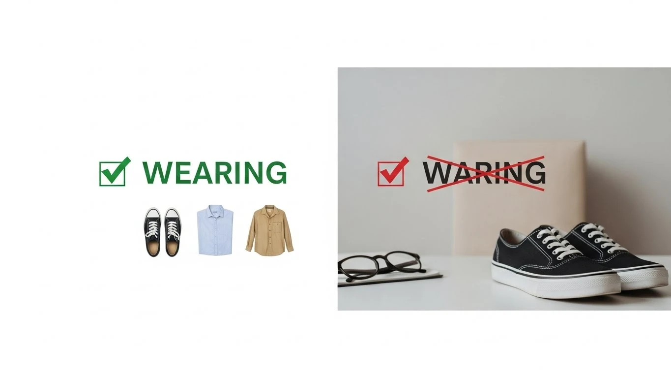 Wearing or Waring:Meaning, Difference and Which One Is Correct?