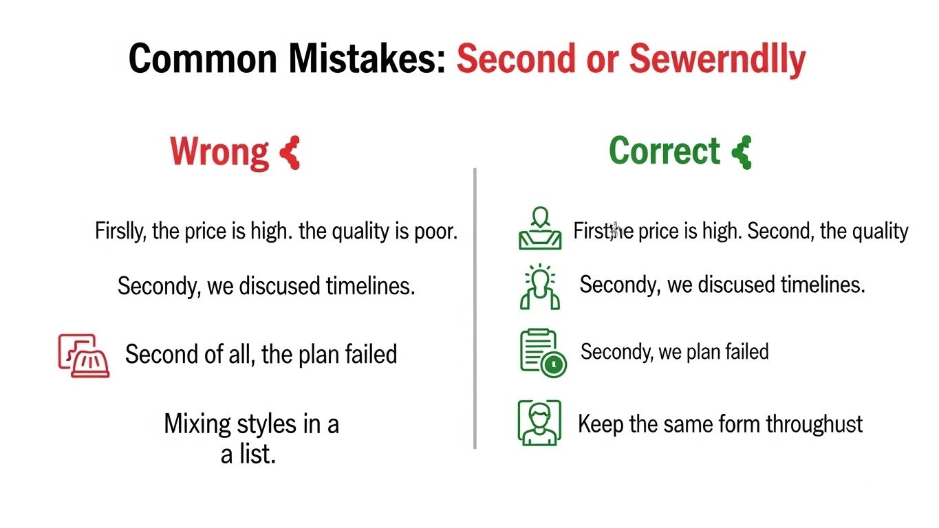 Second vs Secondly: Which One Is Correct in Formal Writing?