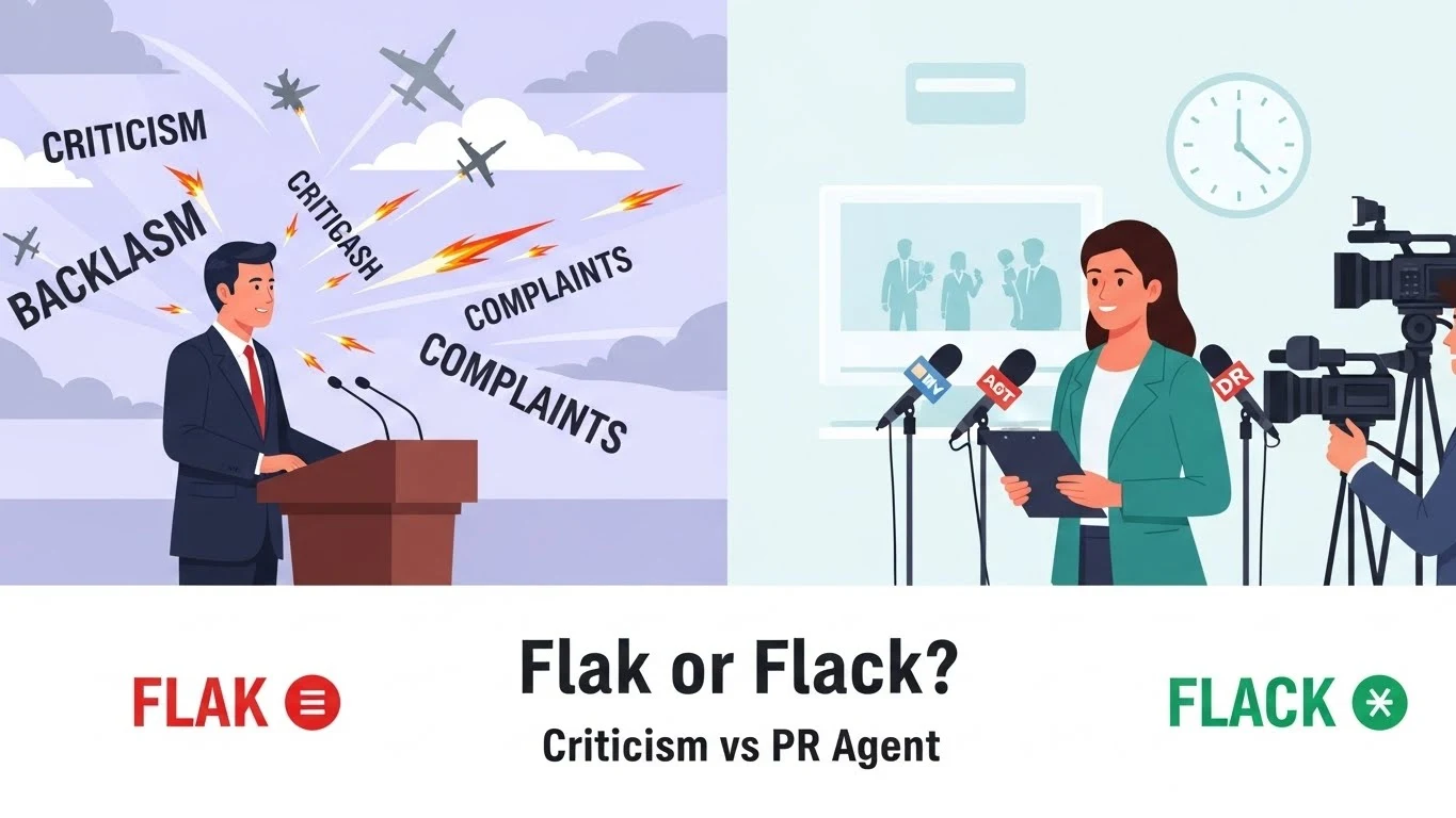 Flak or Flack :Which One Is Correct in English?