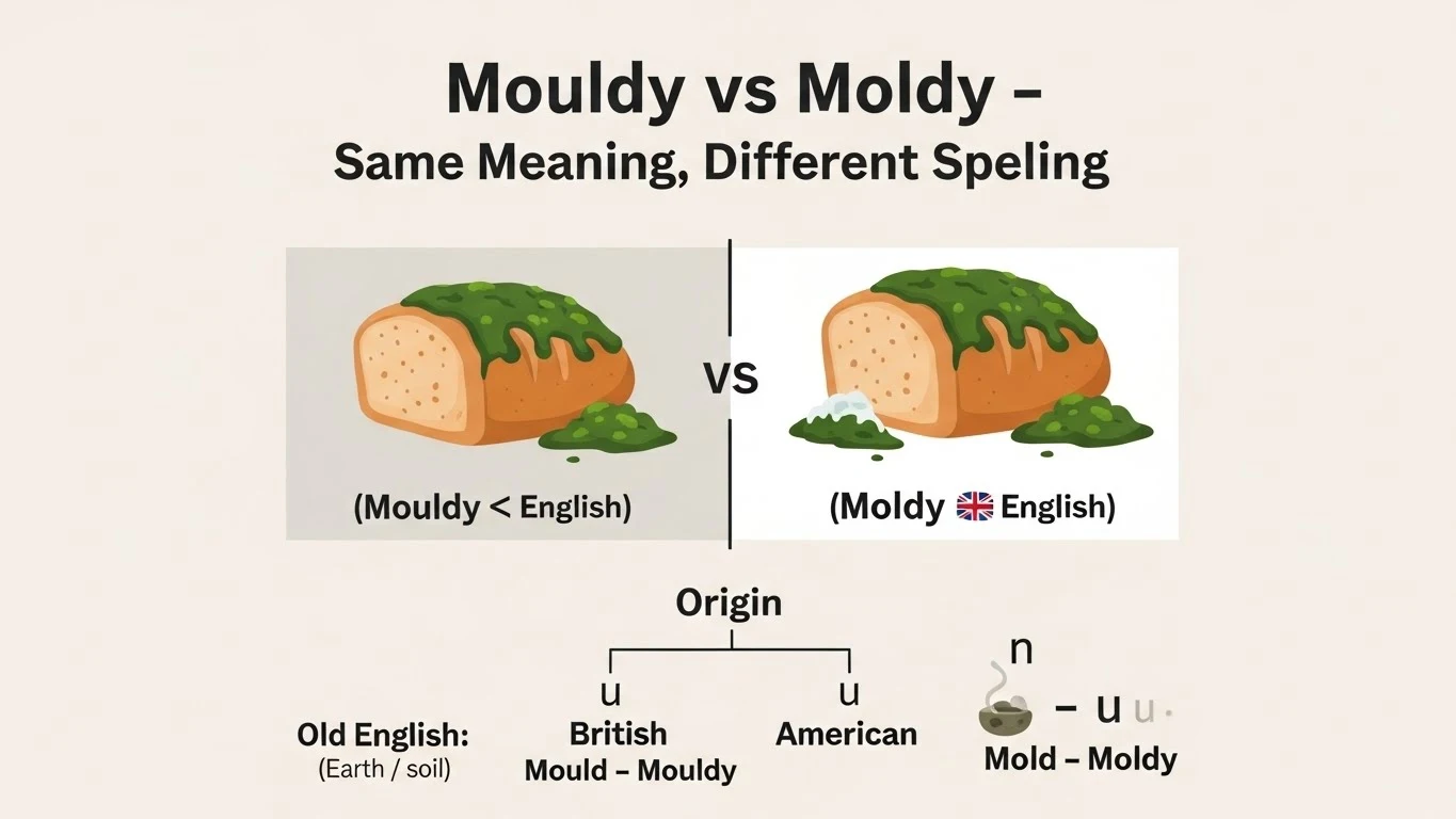 Mouldy vs Moldy: Which Spelling Is Actually Correct?