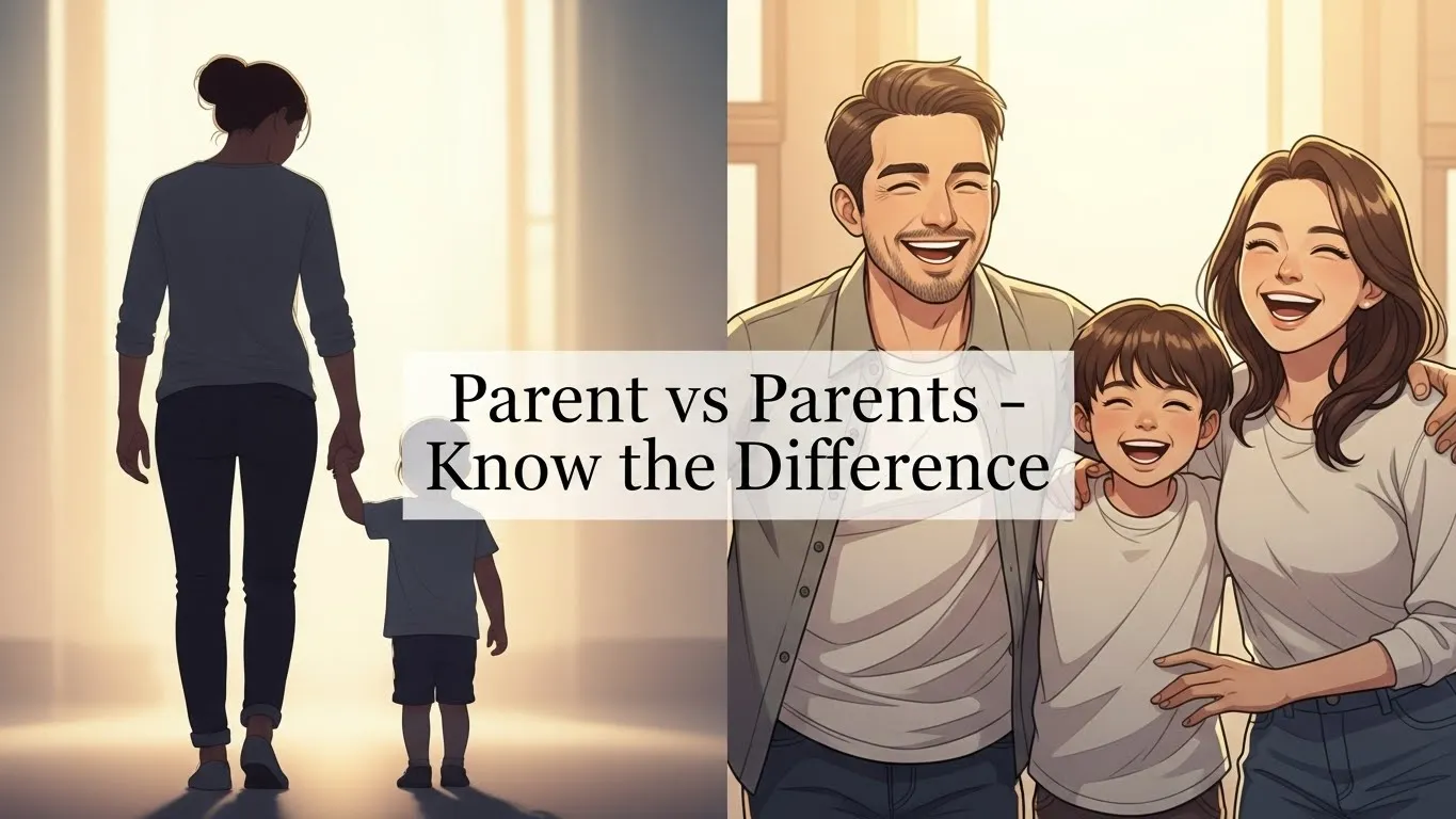 Parents or Parent : Which One Is Correct in Your Sentence?